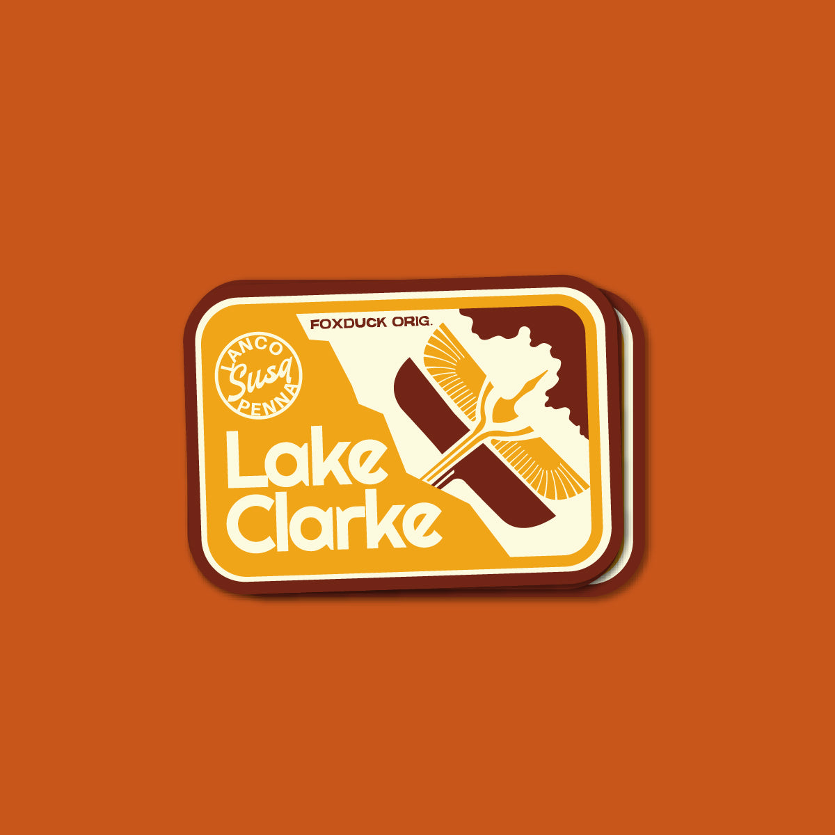 Lake Clarke Sticker – Foxduck